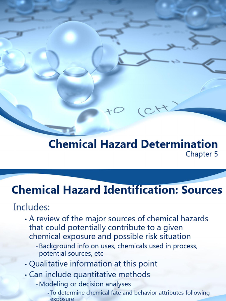 Chemical Hazard Identification and Analysis | PDF | Analytical ...