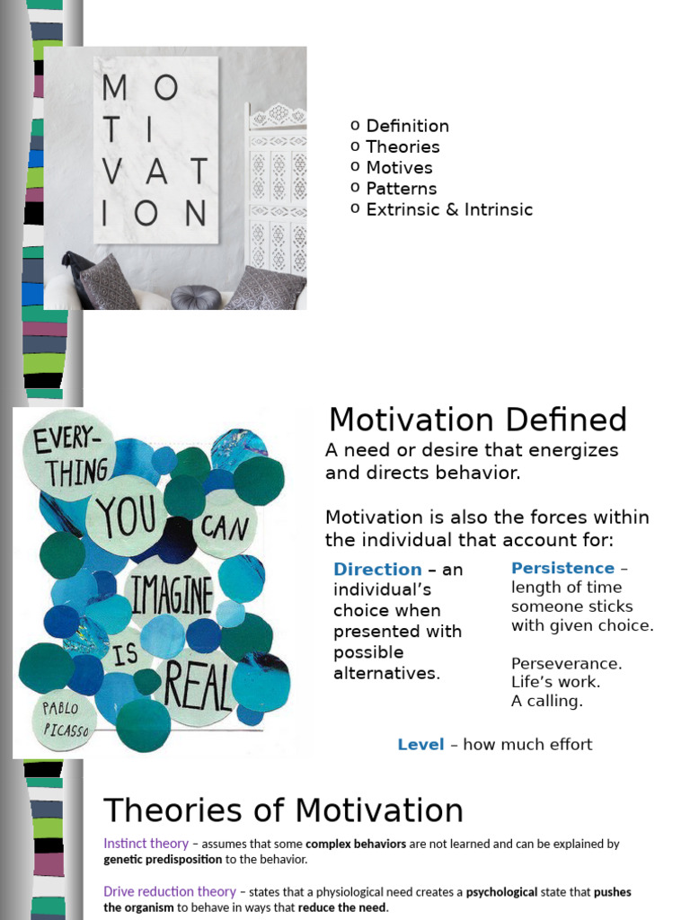 Motivation Defined-1 | PDF | Motivation | Motivational