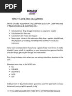 Clexane Dosage Calculation by Weight | PDF