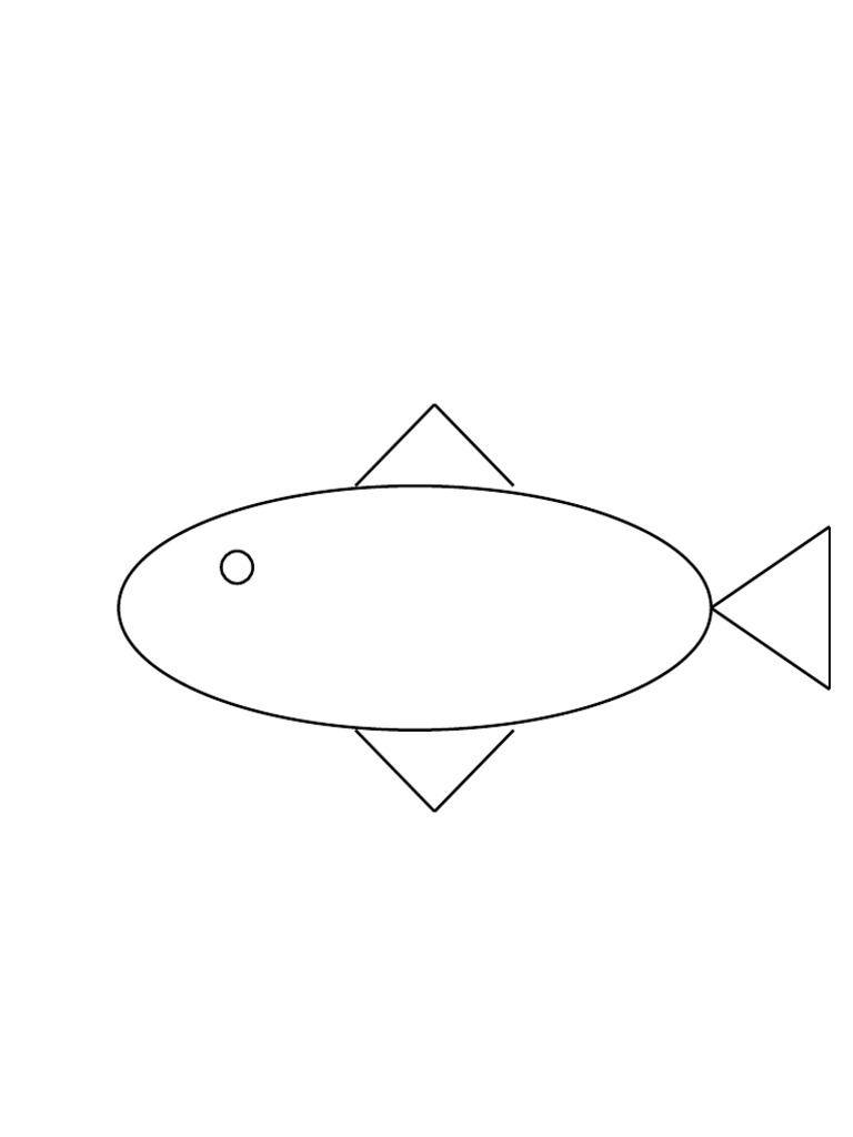 Plantilla Pez 3d Para Papercraft Pdf