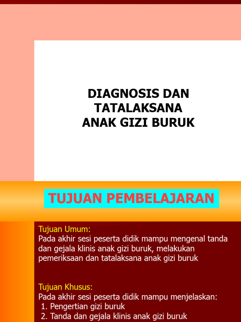 Tatalaksana Gizi Buruk FK Unisba | PDF