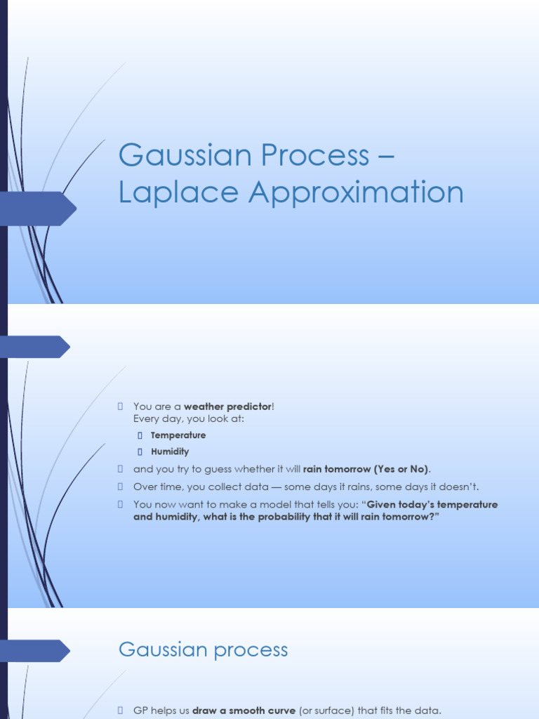 Gaussian Process - Laplace Approximation | PDF | Normal Distribution | Regression Analysis