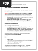 Disappearing Cross Experiment Analysis | PDF | Chemical Reactions ...