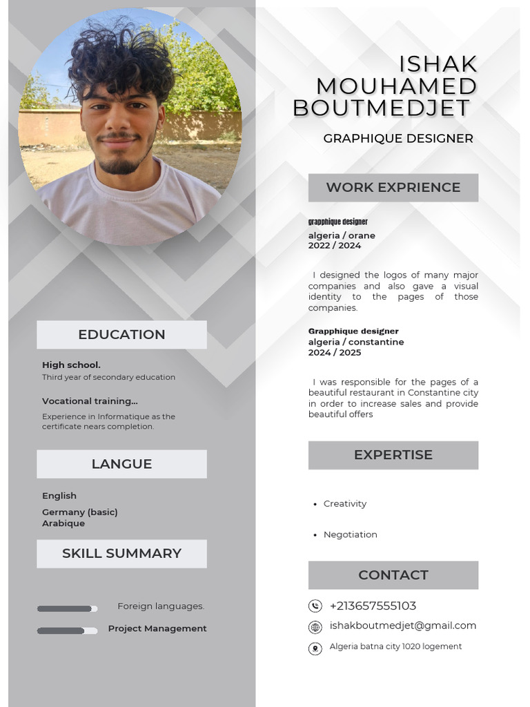 White and Grey Modern CV Resume - 20251013 - 130343 - 0000 | PDF