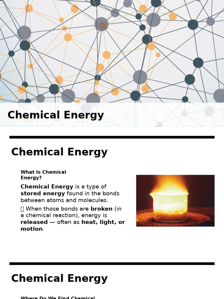 Chemical Energy - 2 | PDF