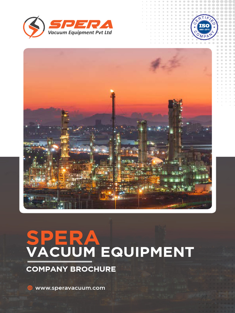 Spera Vacuum Equipment Company Brochure | PDF | Transformer | Materials