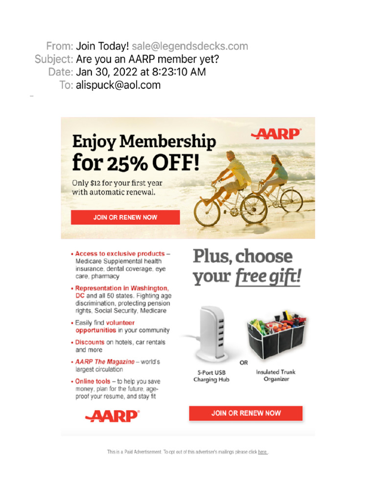 Are You An AARP Member Yet | PDF