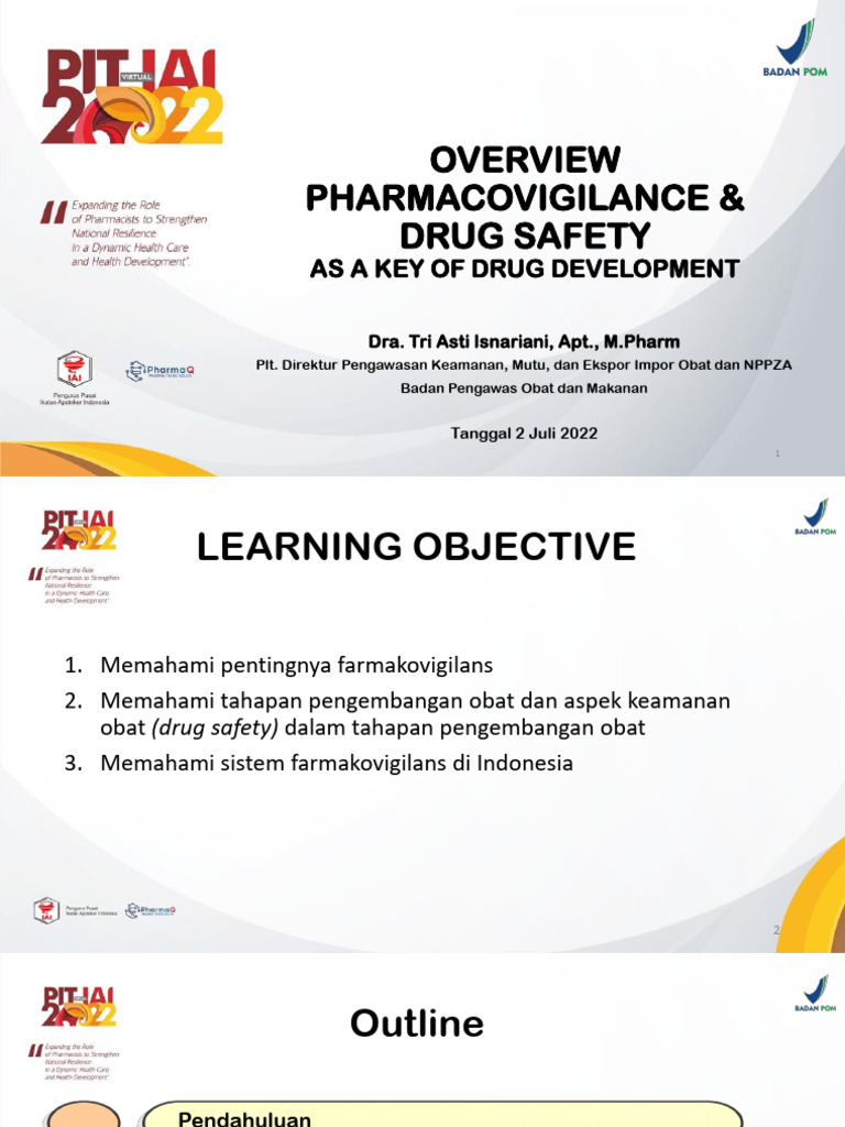 Web 41-1. Overview Pharmacovigillance & Drug Safety, As A Key of Drug ...