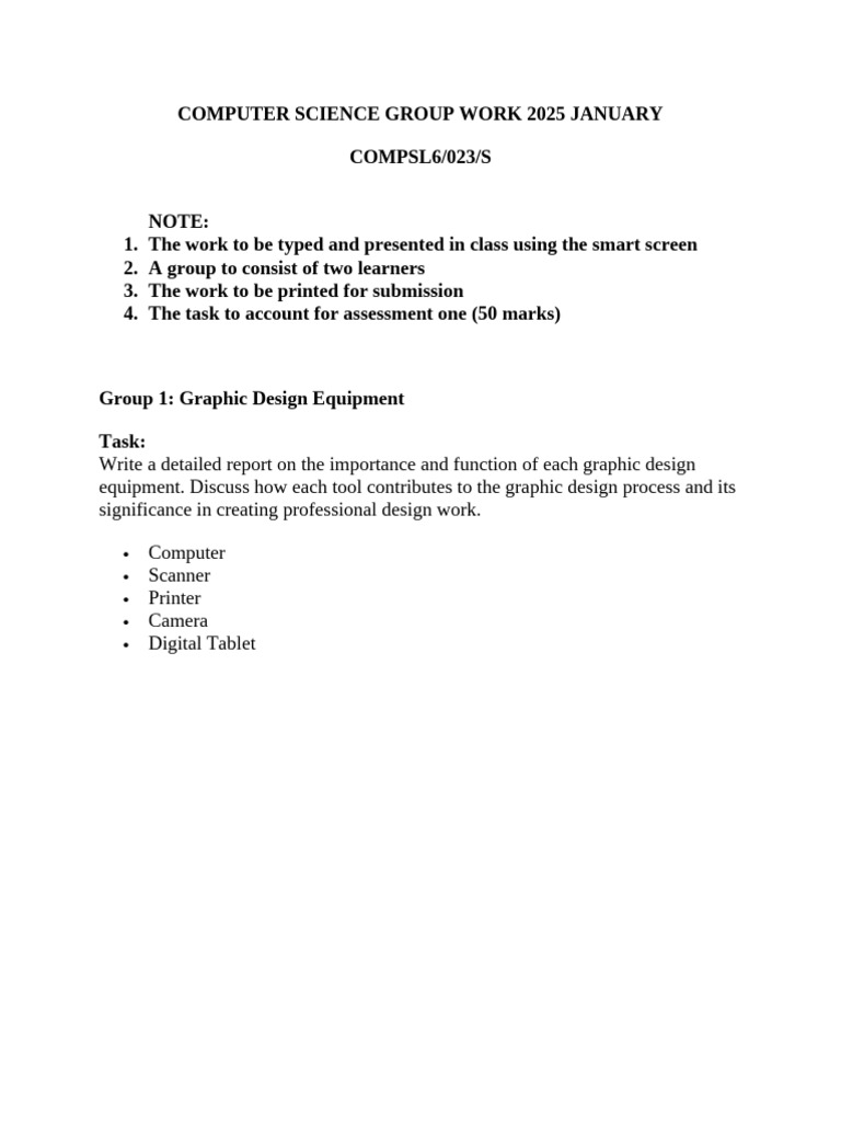 Comps Assignment | PDF | Graphic Design | Typography