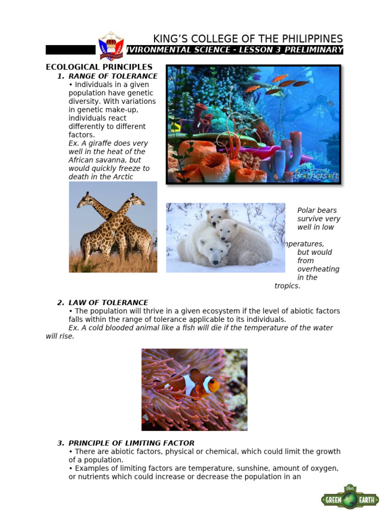 Ecological Principles | PDF | Water | Ecosystem