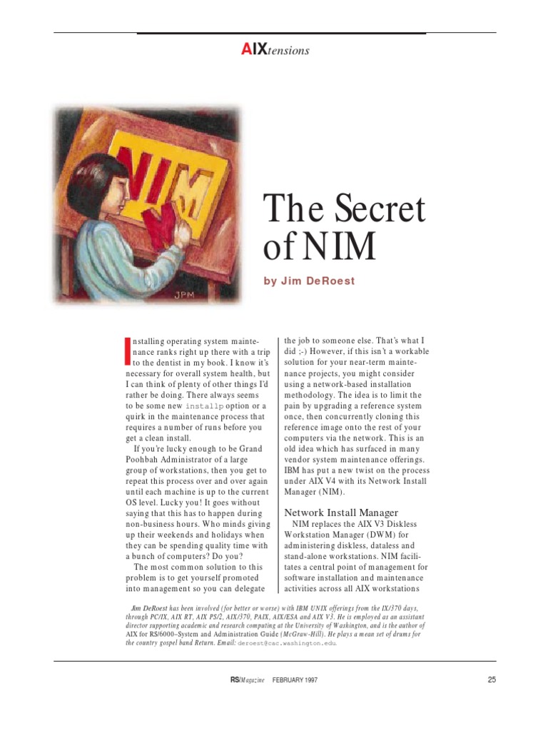The Secret of NIM: Tensions | PDF | Computer Network | Booting