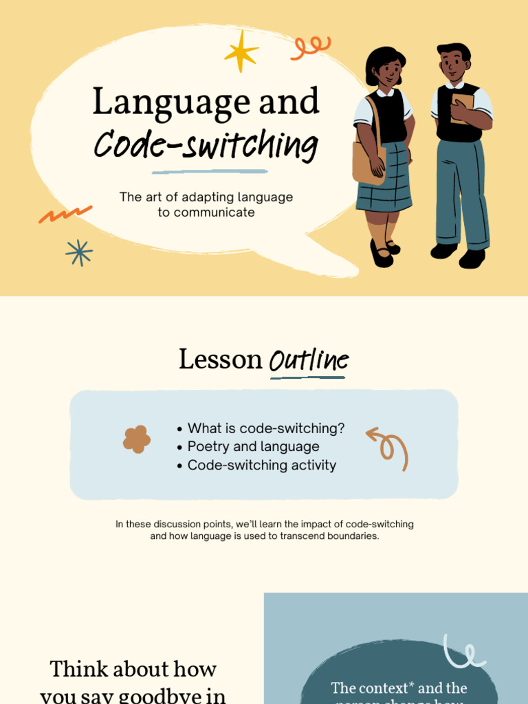 Exploring Code-Switching in Poetry Education Presentation in Yellow ...