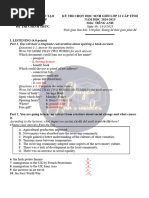 English 3 Test Guide for Teachers | PDF | Noun | Language Mechanics