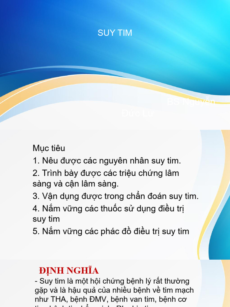 Suy tim-SV RHM 2022 | PDF