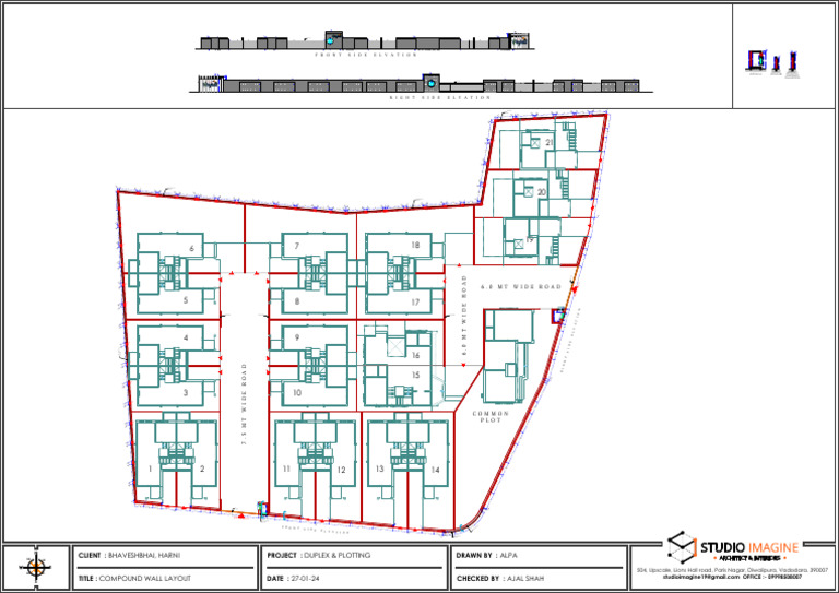 COMPOUND WALL DETAIL | PDF
