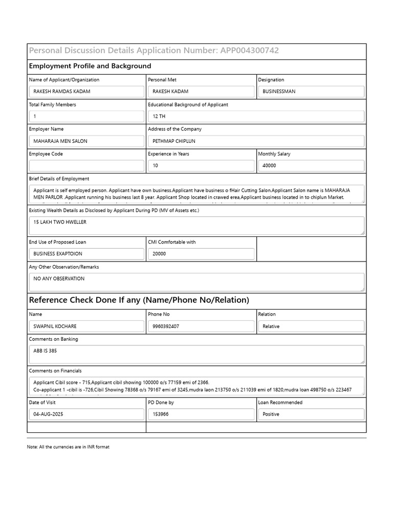 PD Sheet | PDF