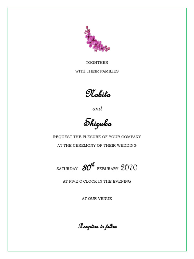 Wedding Card | PDF