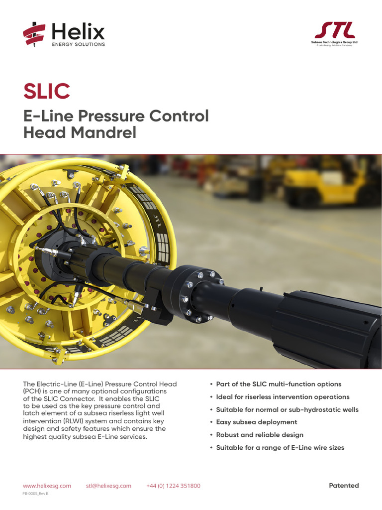 E-Line Pressure Control Head Overview | PDF