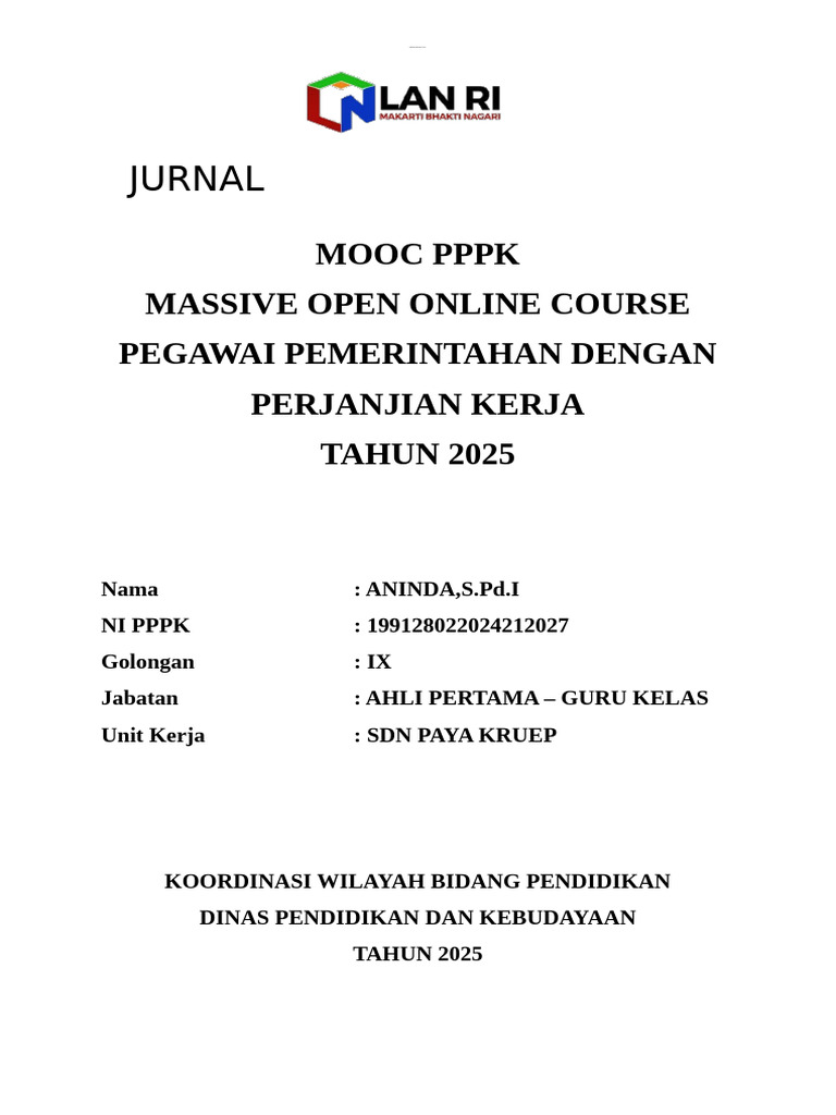 JURNAL MOOC ORIENTASI | PDF
