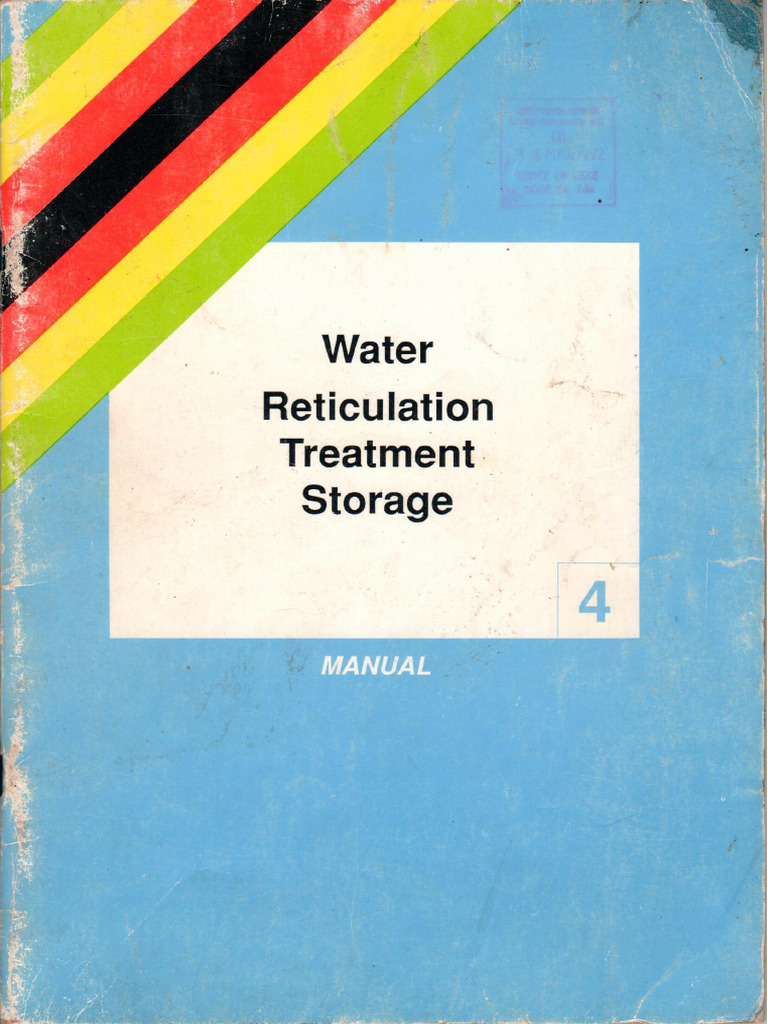 SALA #4 Water Reticulation Treatment Storage Manual | PDF
