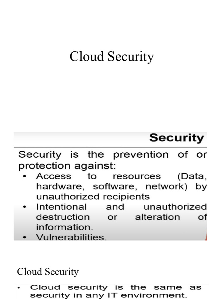 Cloud Security | PDF