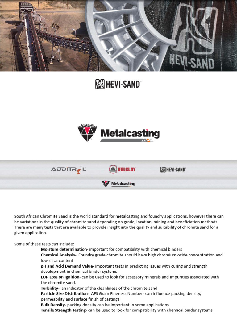 Mti MCST Hevisand Testing Procedures Presentation | PDF | Ph | Density