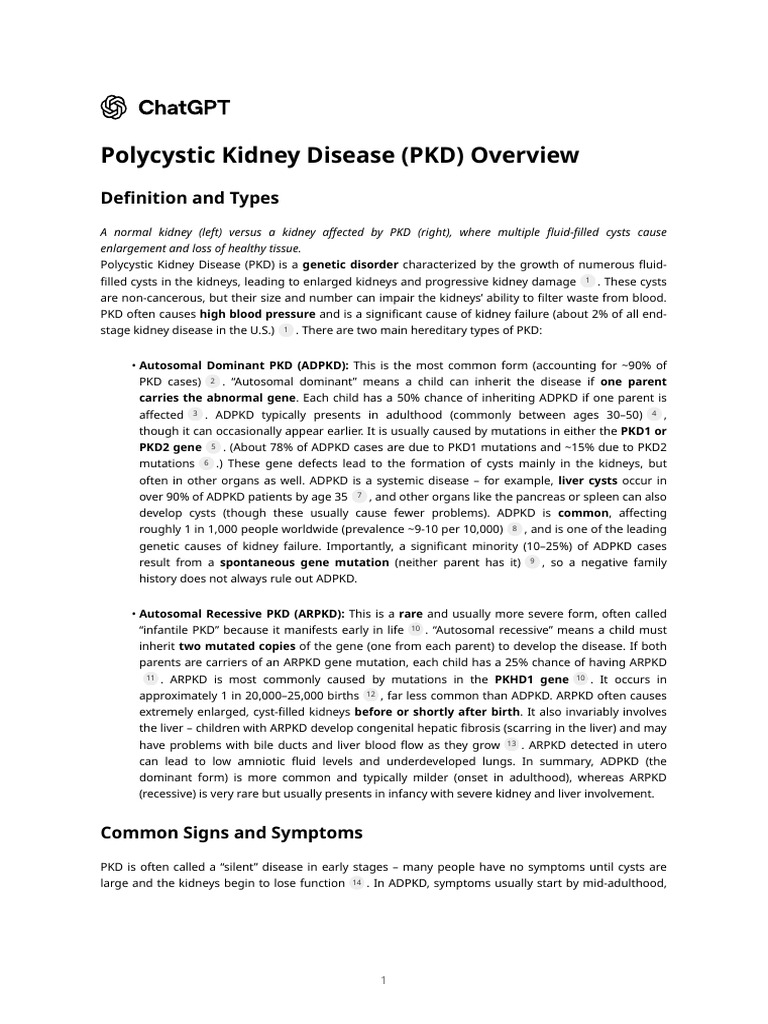 Understanding Polycystic Kidney Disease | PDF | Medical Imaging ...
