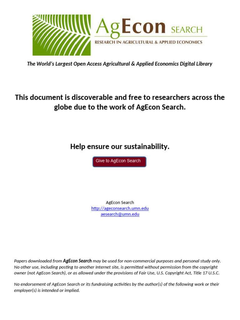 Enhancing The Inclusiveness of Agro-Commodity Procurement Zones in ...