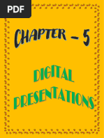 Digital Presentation Class 9 MCQ With Answers | PDF | Microsoft Office | Software