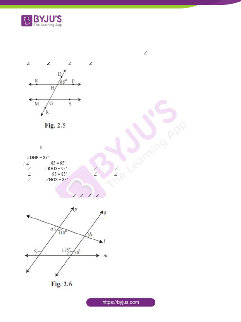 Msbshse Solutions For Class 9 Maths Part 2 Chapter 2 | PDF | Geometry ...