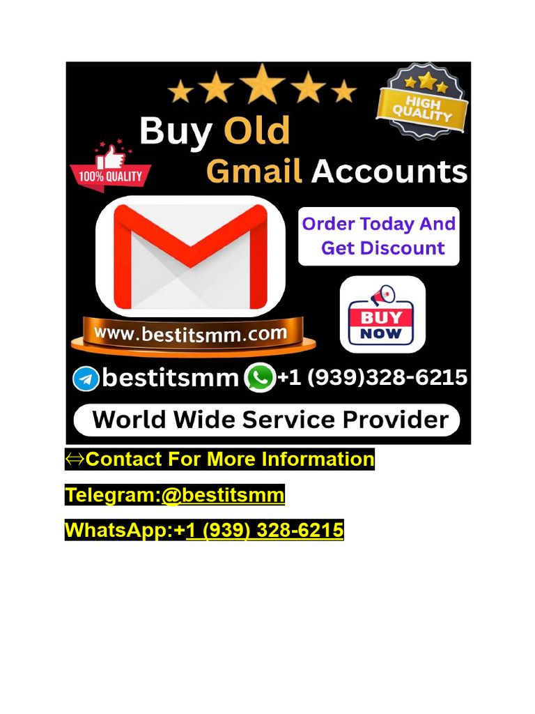Step-By-Step Buying Process for Verified Old Gmail Accounts | PDF