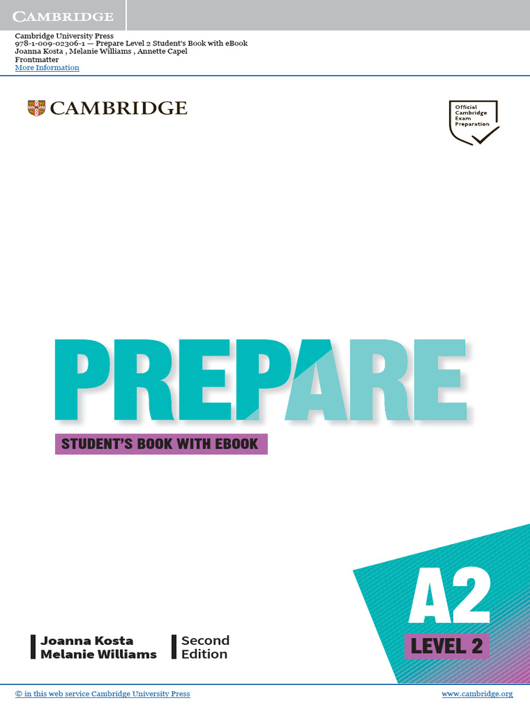 Prepare Level 2 Student's Book Overview | PDF | Books | Classroom