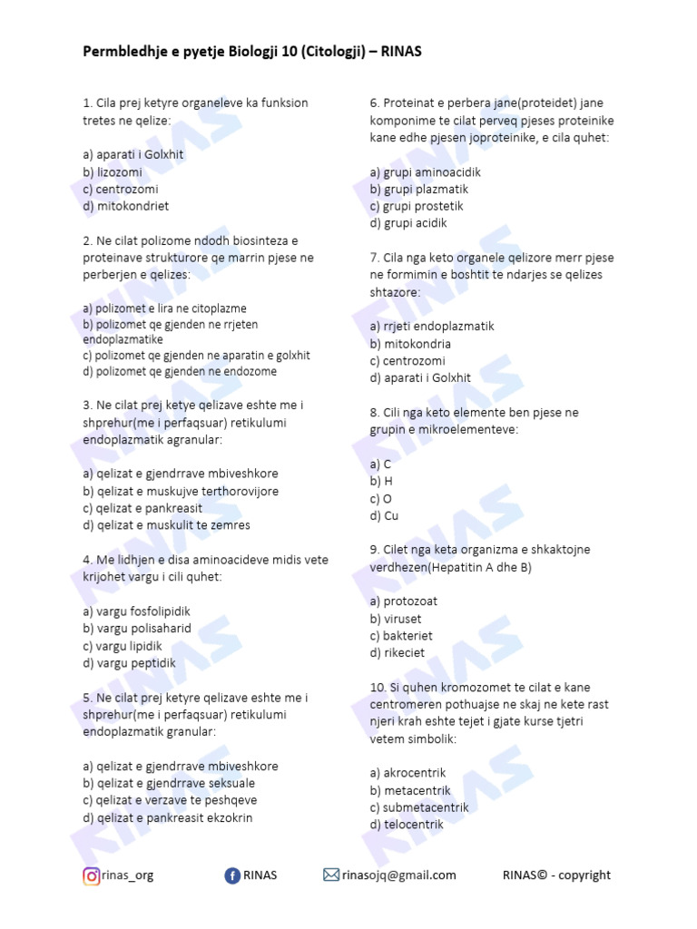 Pyetje Dhe Ushtrime 1 | PDF