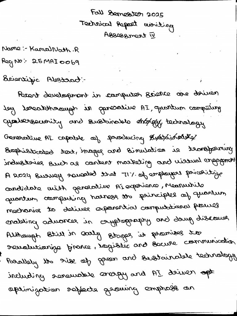 Report Writing Assignment 4 | PDF