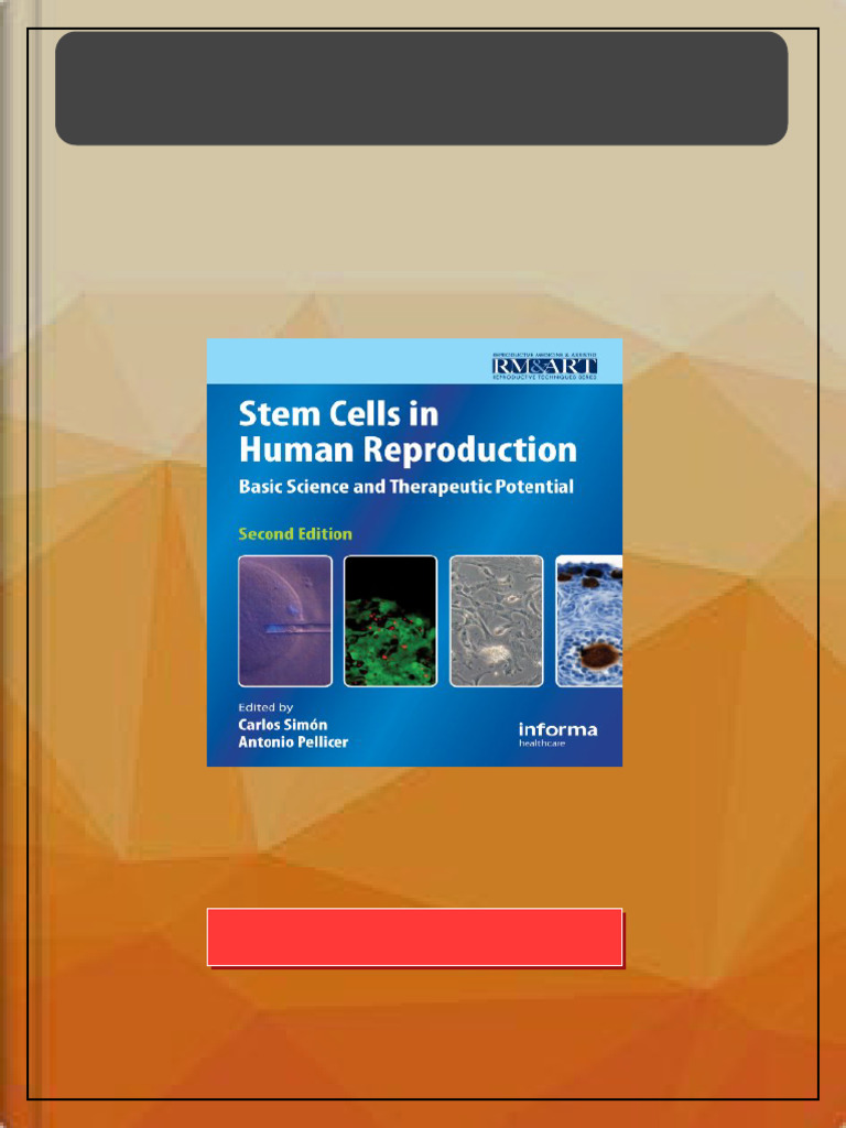Stem Cells in Human Reproduction Basic Science and Therapeutic ...