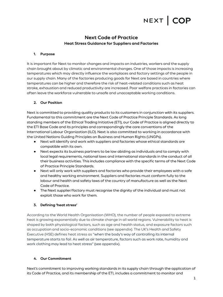 AB Heat Stress Guidance - Nov 2024.Docx (5) | PDF | Occupational Safety ...