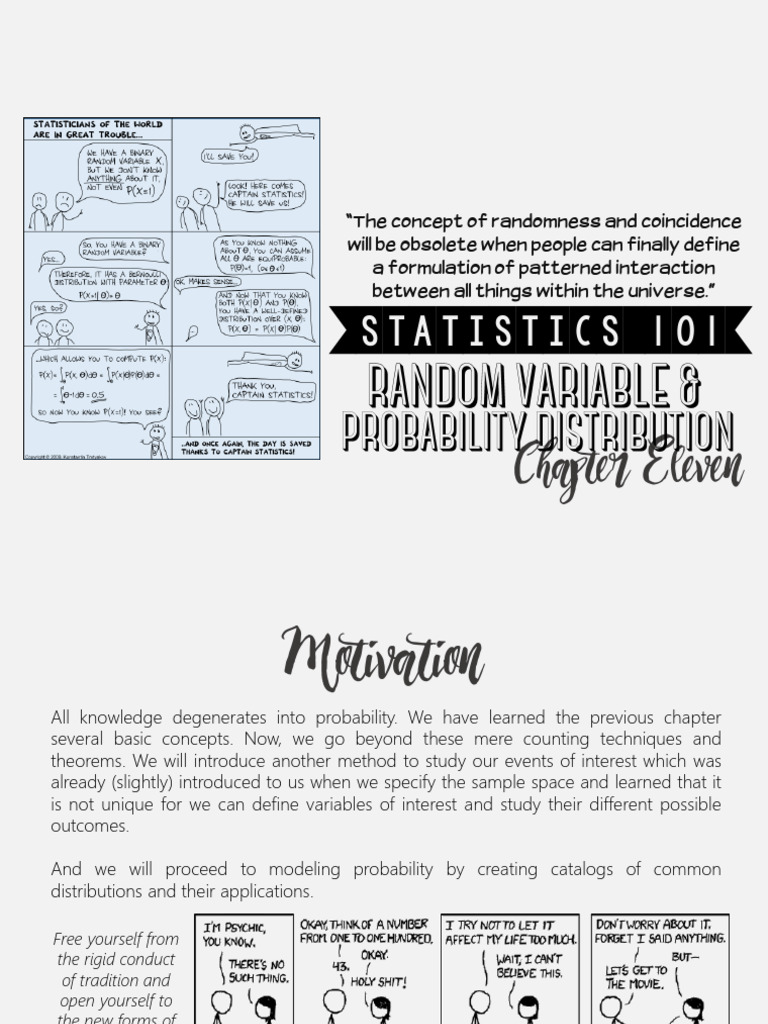 11 Random Variable and Probability Distributions | PDF | Probability ...