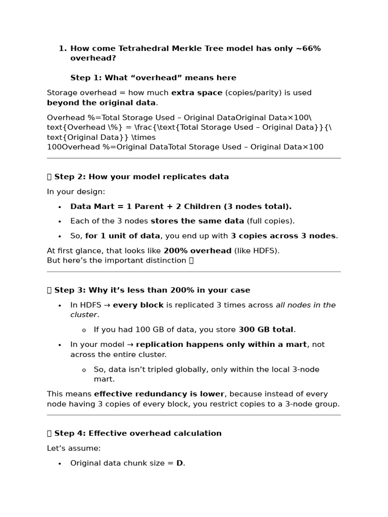 TetrahedralModel study | PDF | Apache Hadoop | Replication (Computing)