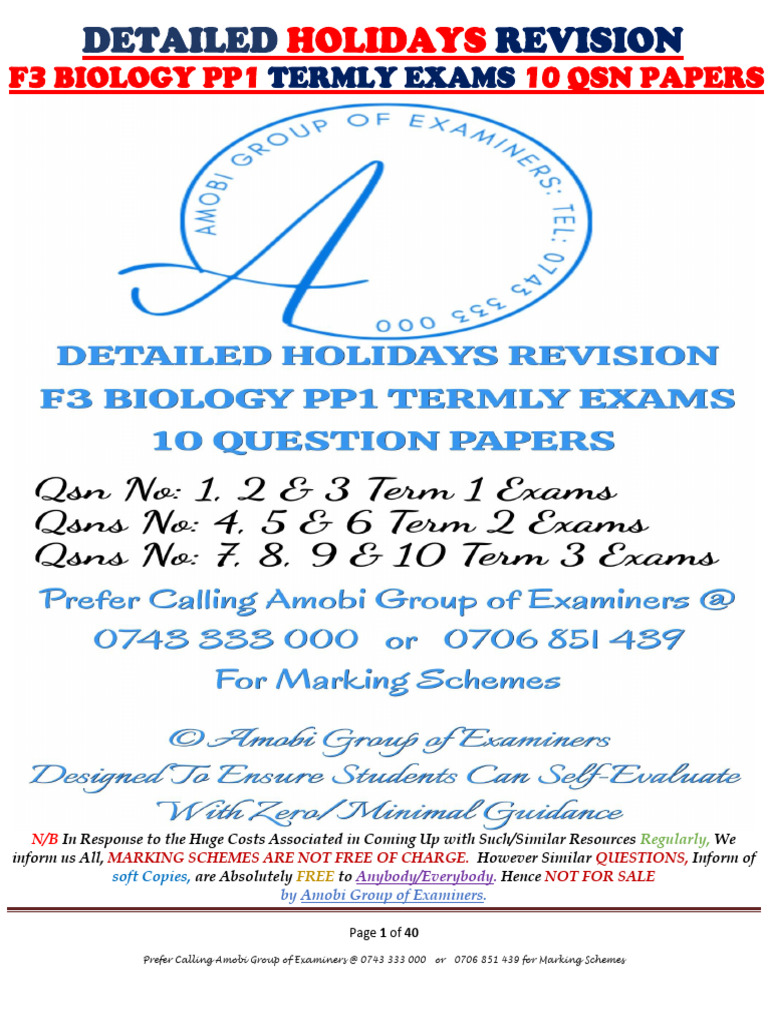 F3 BIO PP1 D-HR 10 QP | PDF | Leaf | Cell (Biology)