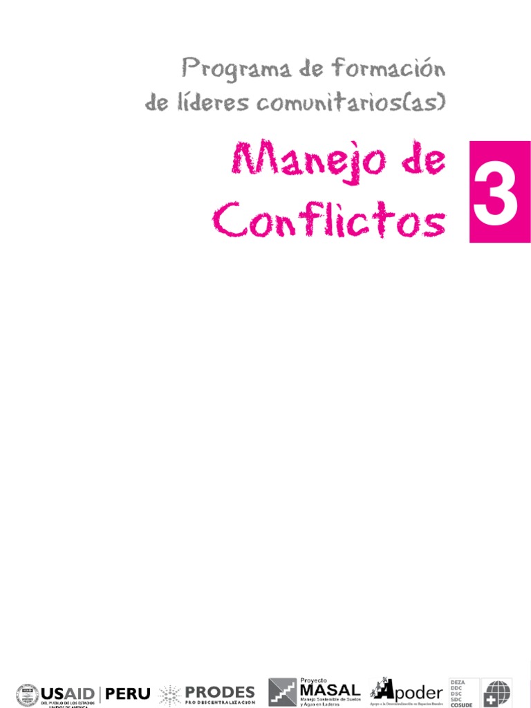 Modulo 3 Manejo de Conflictos | PDF | Conflicto (proceso) | Negociación