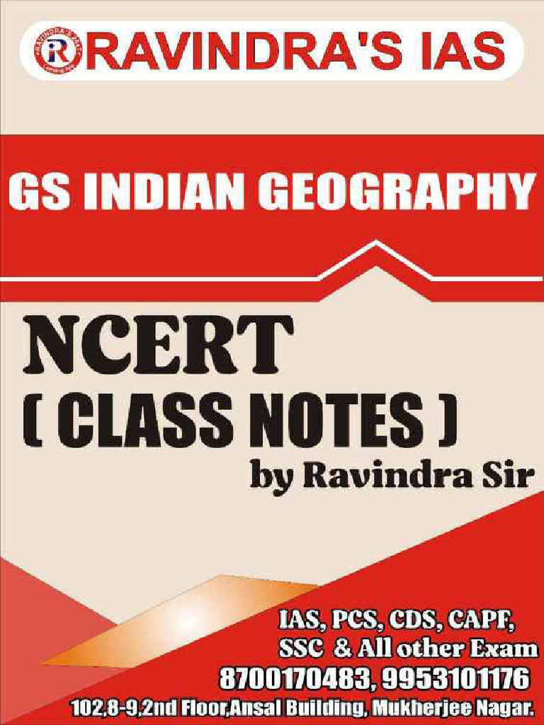 The Indian Geography Upsc Notes - 11zonpdf | PDF