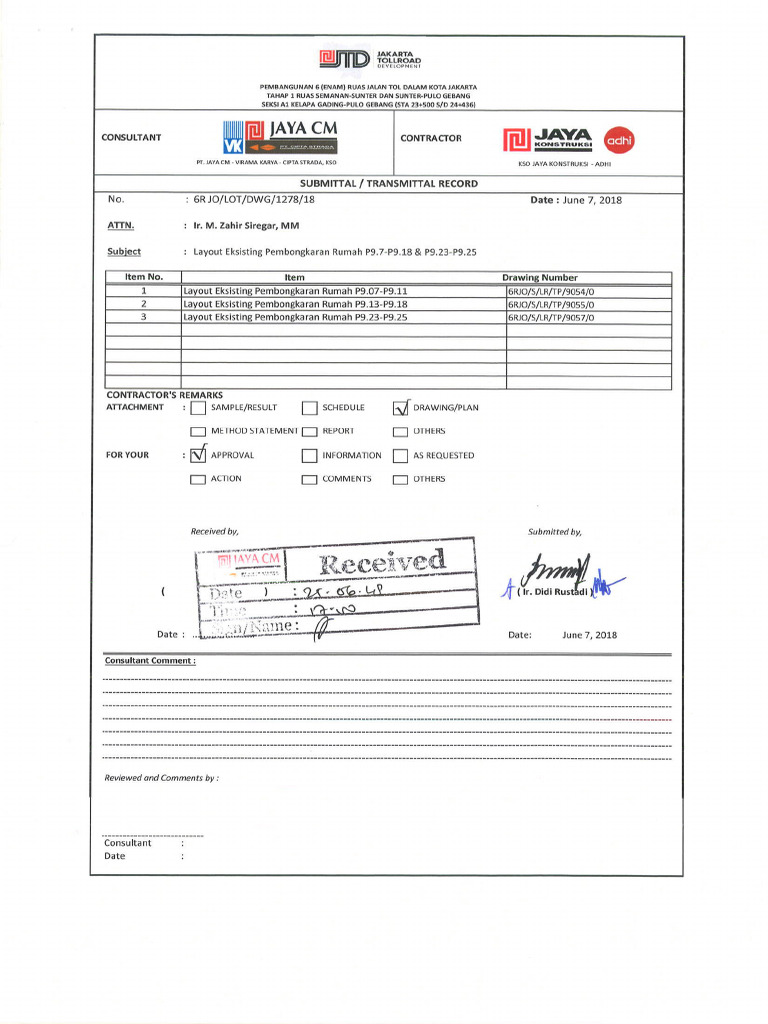 1278 Layout Eksisting Pembongkaran Rumah P9.7-P9.18 & P9.23-P9.25 | PDF