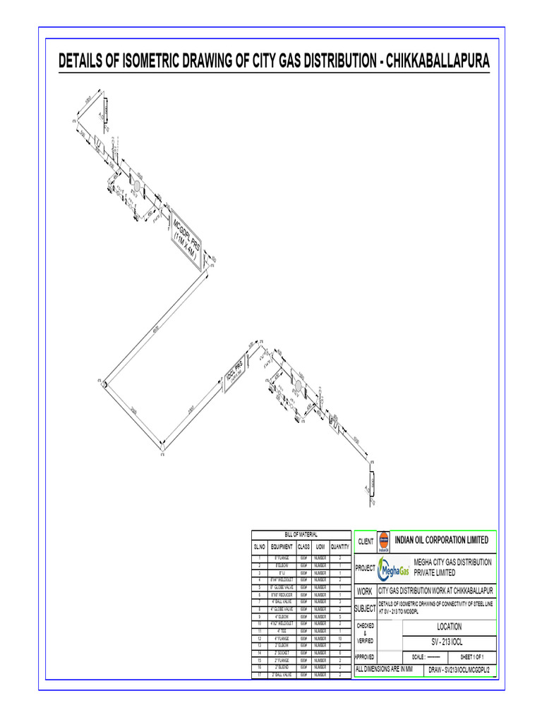 Isometric of Cgs - Chikkaballapura | PDF | Hydraulics | Hydraulic ...
