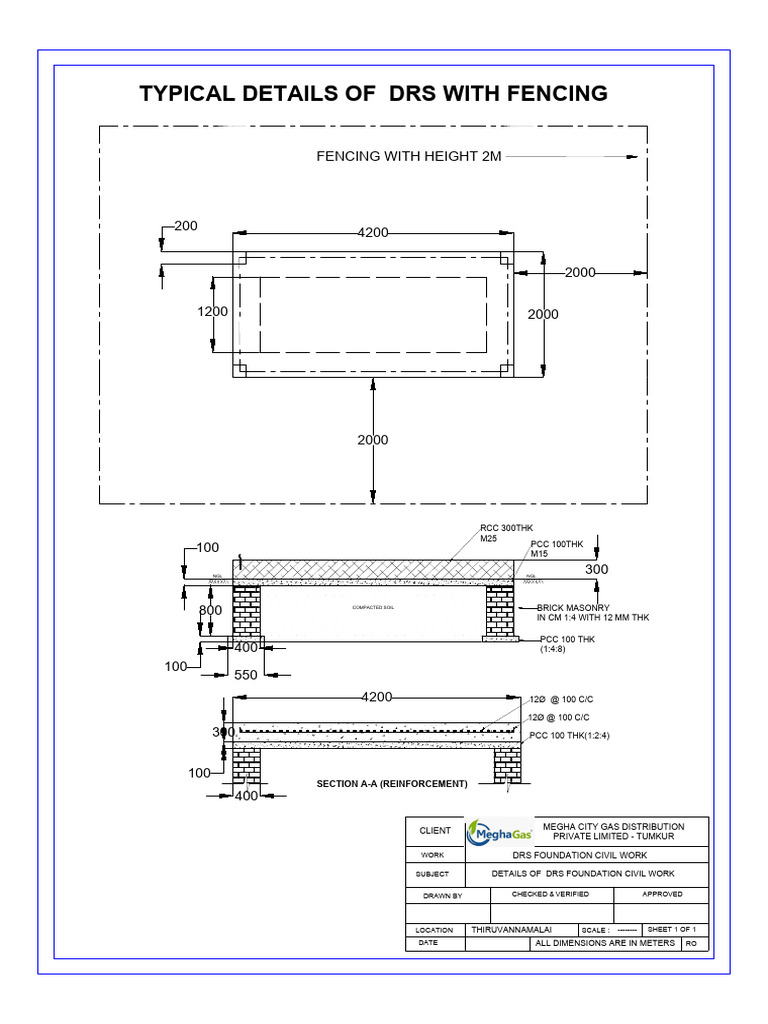 Foundation Details of Drs & | PDF