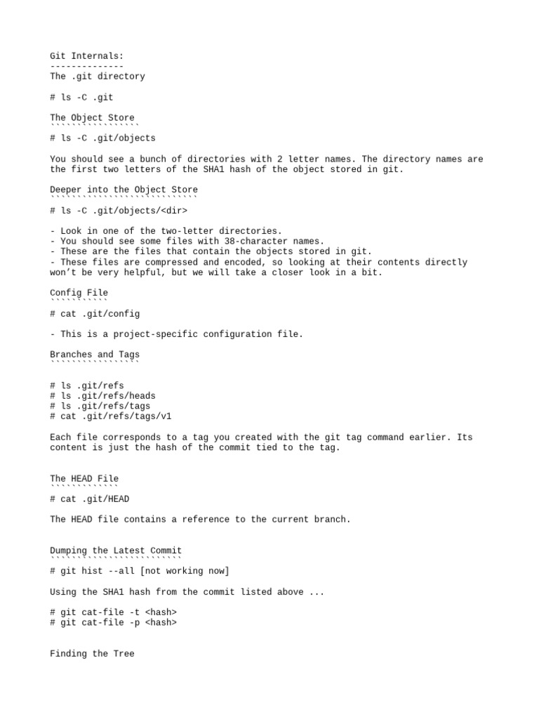 Git Internals | PDF