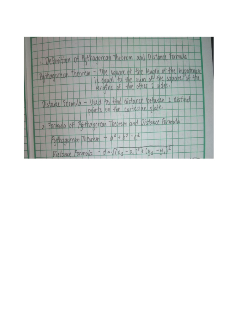 Pythagorean THEOREM | PDF