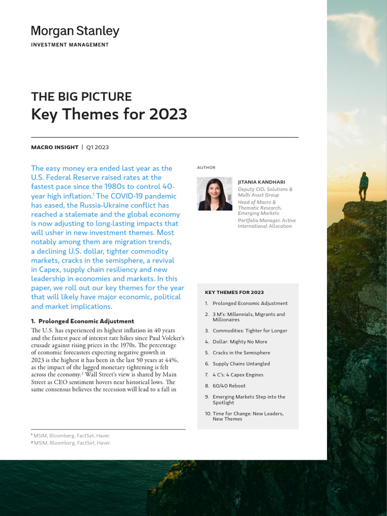 The Big Picture - Key Themes For 2023 | PDF | Financial Risk | Inflation