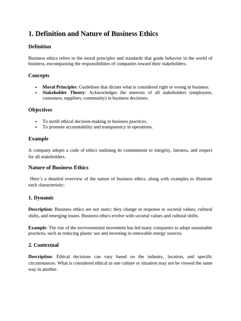 Business Ethics For Acct Handout | PDF | Business Ethics | Human Resources