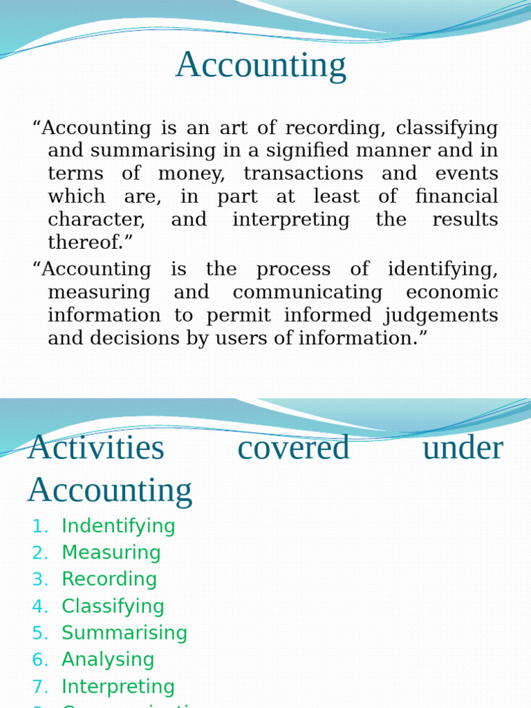 Accounting Information | PDF | Debits And Credits | Money