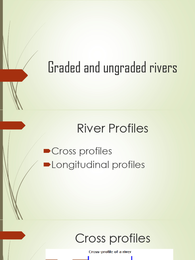 Graded and Ungraded Rivers | PDF